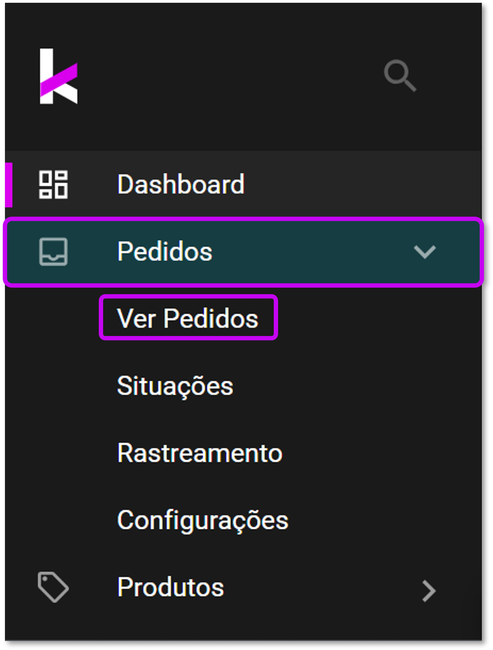 Pedidos Gerados – Wake Tech